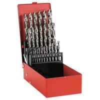 China 25PCS HSS Twist Drill Bit Set 1-13mm for Metal Drilling for sale