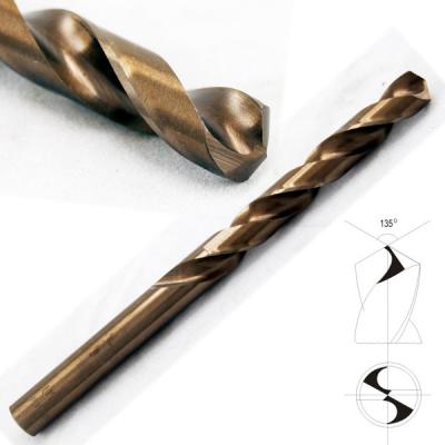 China DIN338 HSS Drill Bits 1-13mm High Speed Steel Amber Finished for sale