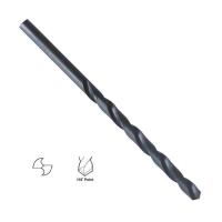 China DIN340 Long HSS Drill Bits Black Oxide Fully Ground Metal for sale