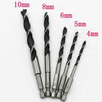 China High Carbon Steel Hex Shank Wood Drill Bits for sale