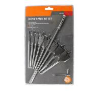 China 8pc Flat Wood Drill Bits Set with Hex Shank and Extension for sale