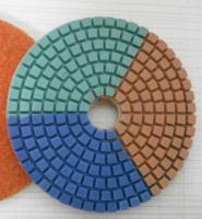 China Diamond Wet Polishing Pad 3-5 Inches for Concrete Marble for sale