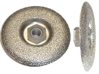 China Vacuum Brazed Diamond Grinding Cup Wheel M14/16 Flange for sale
