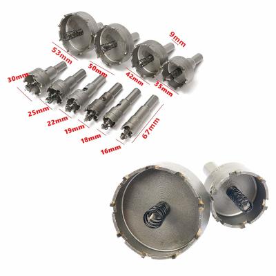 China 10pcs TCT Hole Saw Set Alloy Cutter for Stainless Steel for sale