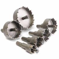 China 6pcs Tungsten Carbide Tipped Hole Saw Set 22-65mm for Stainless Steel for sale