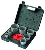 China 9pcs Tungsten Carbide Tipped Hole Saw Set 33-83mm for Tile Marble for sale