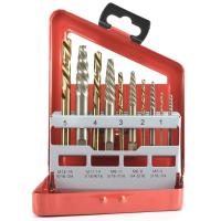China 10pcs Screw Extractor and Left Hand Drill Bit Set for Broken Bolts for sale