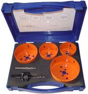 China 6pcs HSS M3 Bi-Metal Hole Saw Kit for Metal Cutting 64-102mm for sale