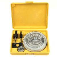China 16PCS High Carbon Steel Hole Saw Kit for Woodworking for sale