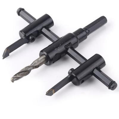 China 30mm-120mm Adjustable Hole Saw Kit for Wood with TCT Blades for sale