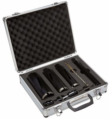 China 3-Piece Dry Diamond Core Drill Bit Set with SDS Hex Adapters for sale