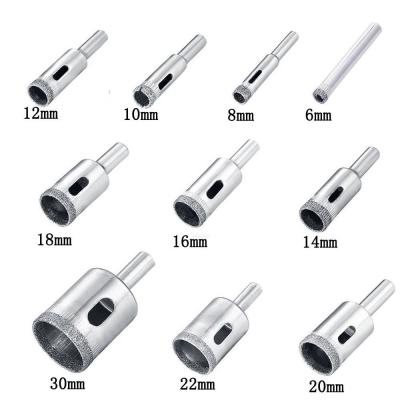 China 10PCS Diamond Core Drill Bit Set 6-30mm for Tile Glass Ceramic for sale
