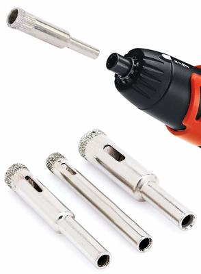 China Diamond Core Drill Bit Set 6 8 10mm for Ceramic Tile Glass Marble for sale