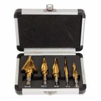 China HSS Titanium Coated Step Drill Bit Set for Steel Plate for sale
