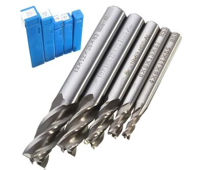 China HSS 4 Flute End Mill Fully Ground CNC Milling Cutter for sale