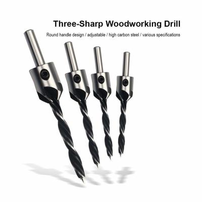 China HSS Brad Point Countersink Drill Bit Set 5Pcs DIN/ANSI for sale