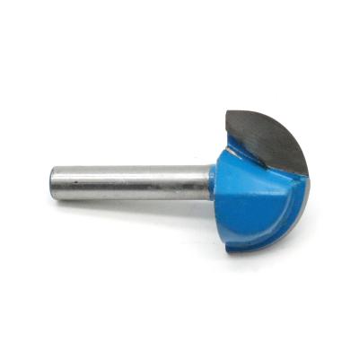 China 1/4 Inch Steel Shank Carbide Tipped Round Nose Router Bit for sale