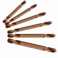 China Ti-coated HSS Drill Bits with Stamping or Laser Marking Heat Resistance Up To 600°C Durable Precision Metalworking Tools for sale