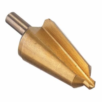 China HSS Titanium Coated Umbrella Step Drill Bit Set 3-30.5mm for sale
