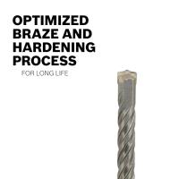 China Carbide Centric Single Tip Masonry Drill Bit 4 Flutes for sale