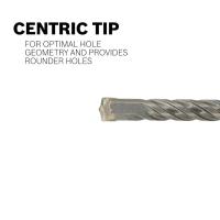 China Carbide Centric Single Tip Masonry Drill Bit 4 Flutes for sale