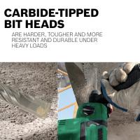 China Carbide Centric Single Tip Masonry Drill Bit 4 Flutes for sale