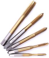 China HSS 6542 Spiral Point Taps M3-M8 Titanium Coated for sale