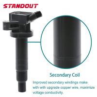 China Ignition Coil 4Pcs for Toyota Corolla 1.8L L4 1989-1994 9008019015 9091902239 for sale