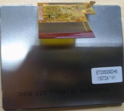 China Response 15/35ms 3.5inch EDT LCD Display ET035009DH6 With Antiglare Surface for sale