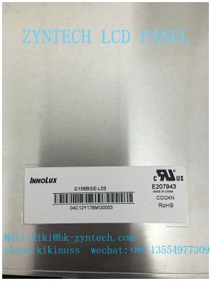 China 15.6inch 500cd/m² 60Hz INDUSTRIAL LCD Panel  Resolution 1366*768(G156BGE-L03) for sale