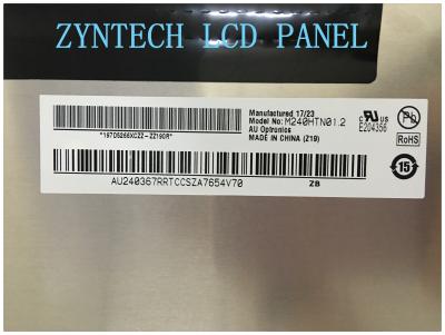 China 6 O'Clock View Monitor LCD Panel 250cd/M² 24inch 1920 * 1080 M240HTN01.2 for sale