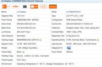 China 100% pruebas original a + grado LC185EXN-SCA1 18.5 