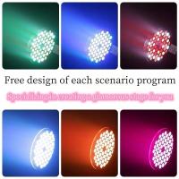 China 54X3W LED DMX Control Sound Activated Stage Par Light for Wedding Stage Disco Party Bar for sale
