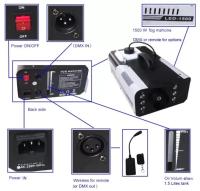 China DMX512 Control 1500W Smoke Fog Machine for Stage Lighting at Wedding Party for sale