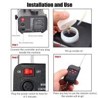 China DMX512 Control 1500W Smoke Fog Machine for Stage Lighting at Wedding Party for sale