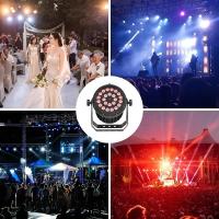 China Full Color 6In1 Plastic LED PAR Light 7500K For Outdoor Stage Lighting for sale