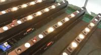 China 14 PSC LED Gold Dot Matrix Lights Input Voltage V AC90-240V 50-60Hz 14 Warm White DMX for sale