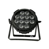 China 12pcs Battery Par Light Waterproof 4in1 Wireless DMX Control RGB/RGBW Emitting Color for sale