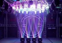 China IP44 19pcs 15w Rgbw Led Beam Zoom Wash Stage Light Moving Head Dj Party Stage Equipment for sale