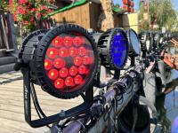 China 80 Ra Color Rendering Index LED Stage Light 18x12W RGBW with 168lm Lamp Luminous Flux for sale