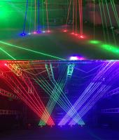 China 7500K Color Temperature Head Shaking Laser Light for Project Installation Requirements for sale