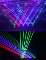China 7500K Color Temperature Head Shaking Laser Light for Project Installation Requirements for sale