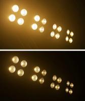 China 1000w Cob Par Stage Light IP65 2x100w RGBW LED Matrix Strobe Led Lights PVC Par 64 for sale
