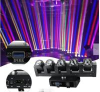 China ATG 8 Moving Heads Scan Laser Lights 80lm/w DMX 3d Vertical Tube 95Ra for sale
