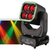 China 4X60W RGBW 4in1 Zoom LED Beam Washer Moving Head Stage Light with LitePro DLX Layout for sale