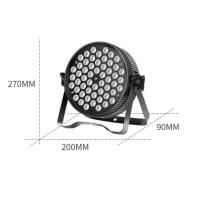 China RGBW Color DMX LED Par Light Aluminum 90 80lm/w For DJ Disco Party for sale