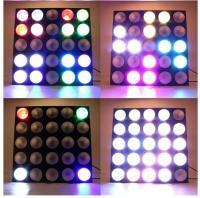 China 1800lm 3-in-1 Moving Head Light Beam Spot Wash Combo for Stage Events Clubs with IP65 Rating 80x RGBW LEDs 7 Pieces for sale