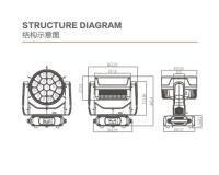 China UA Stage PAR LED Zoom Moving Head Lights Bee Eye PAR Light Elevate Your DJ Experience for sale