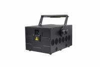 China Lightweight 20W RGB Disco Laser Effect Light With Full Color Square Beam for sale