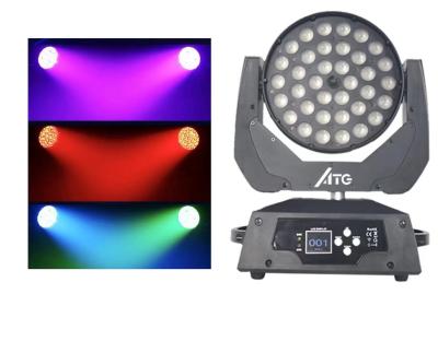 China 80 Ra Color Rendering Index Stage Lighting 36x10W RGBW 4-in-1 Zoom Wash Moving Head Light for sale